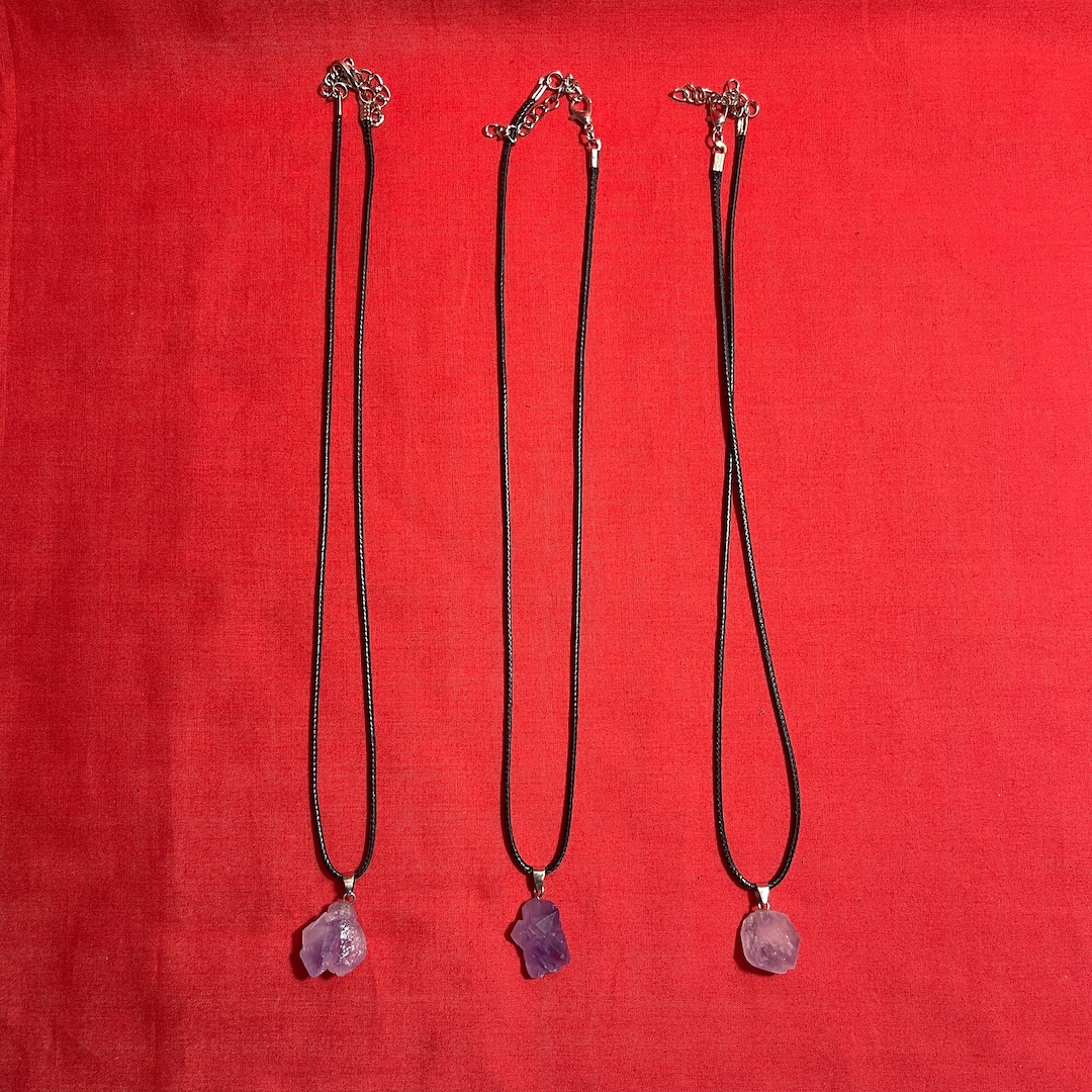 Amethyst Crystal Style Pendant Alt Necklace - Etsy