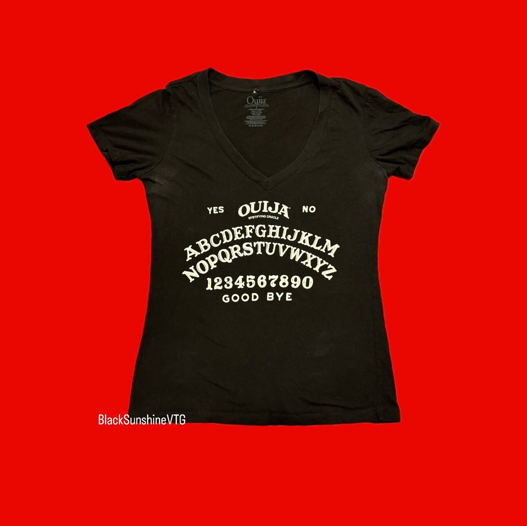 Ouija Board Letters Occult Goth Oddities V Neck Shirt L - Etsy