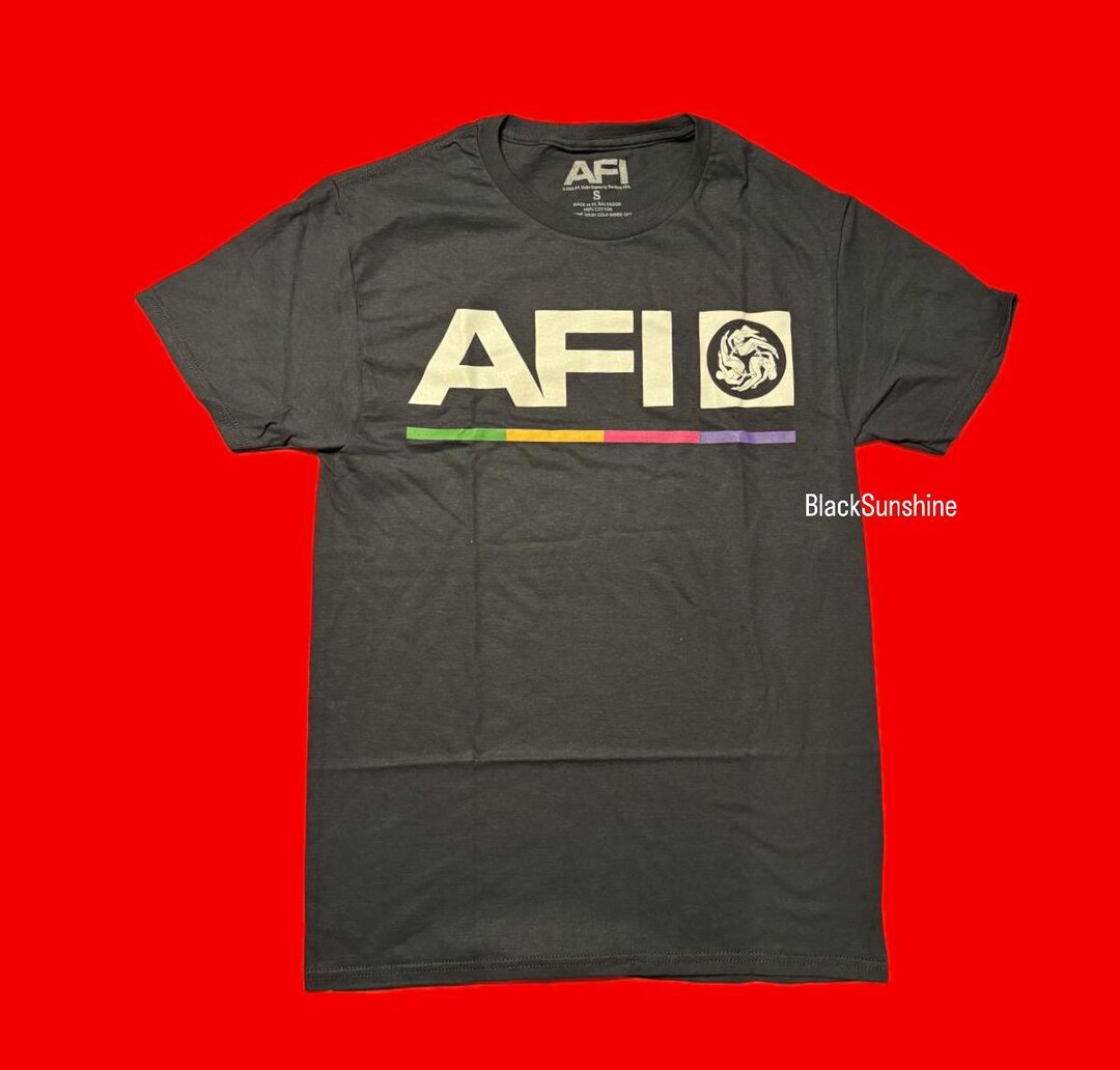 AFI A Body Inside Bodies Logo Color Bar Punk Emo Band Shirt S - Etsy