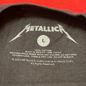 Metallica Masters of Puppets Album Art Cross Metal Band Shirt L - Etsy