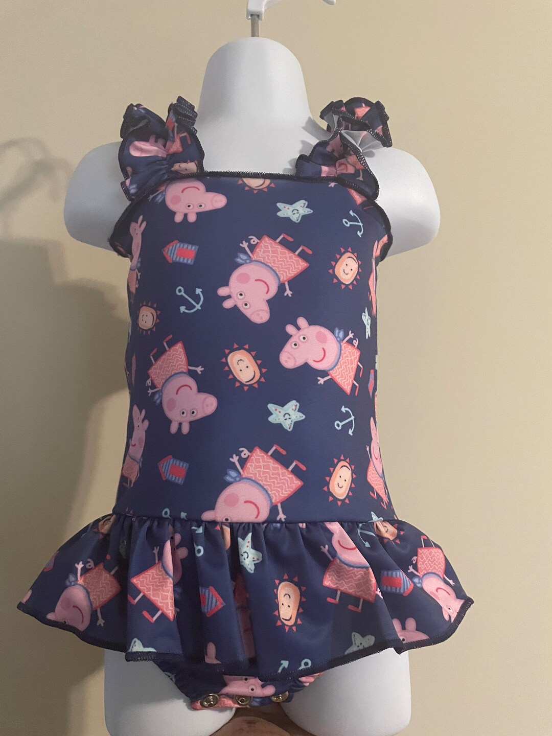 Pep Pig Swimsuit - Etsy