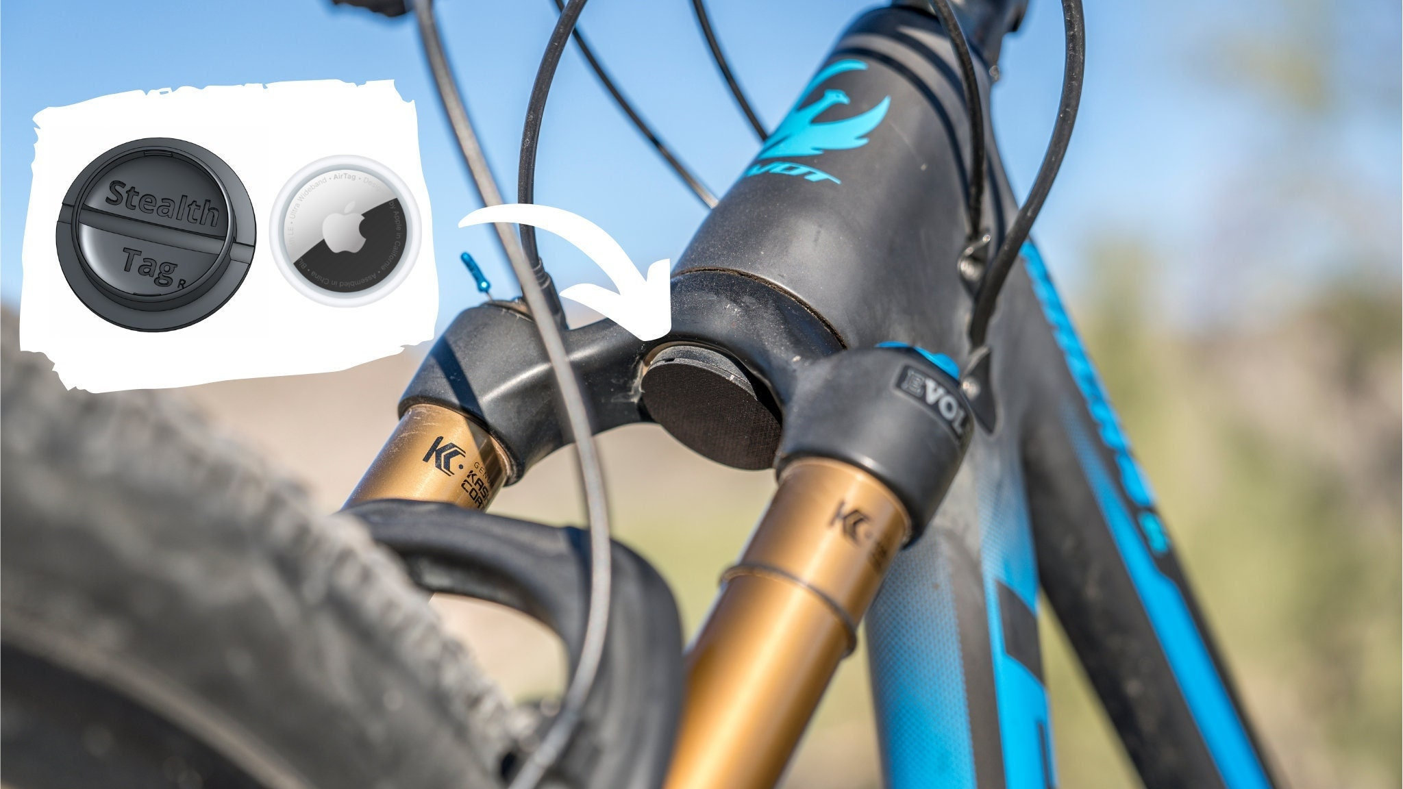 Stealth Tag® Fork Smallest Airtag Holder to Track and Protect - Etsy ...