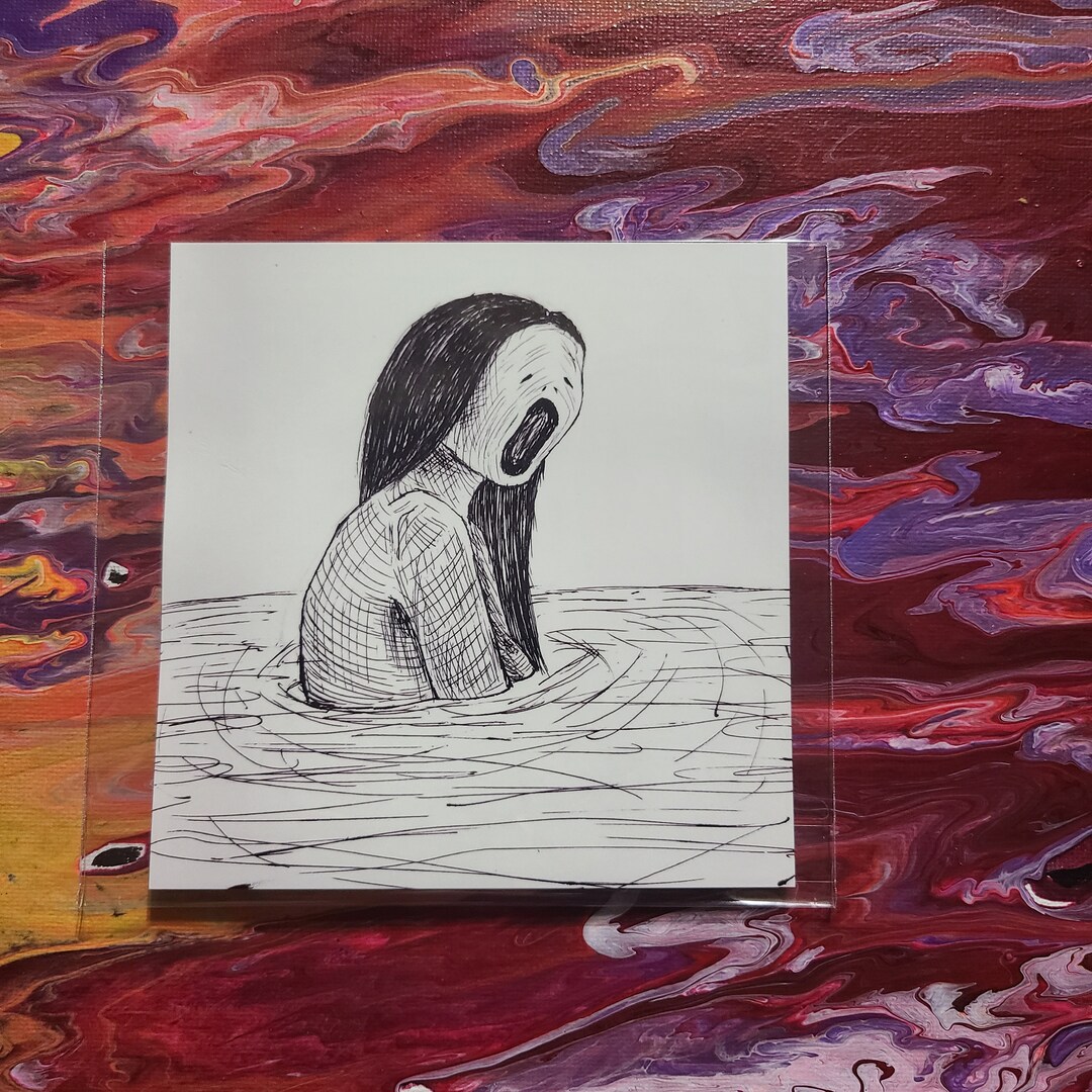 Screaming Siren Mini Print - Etsy