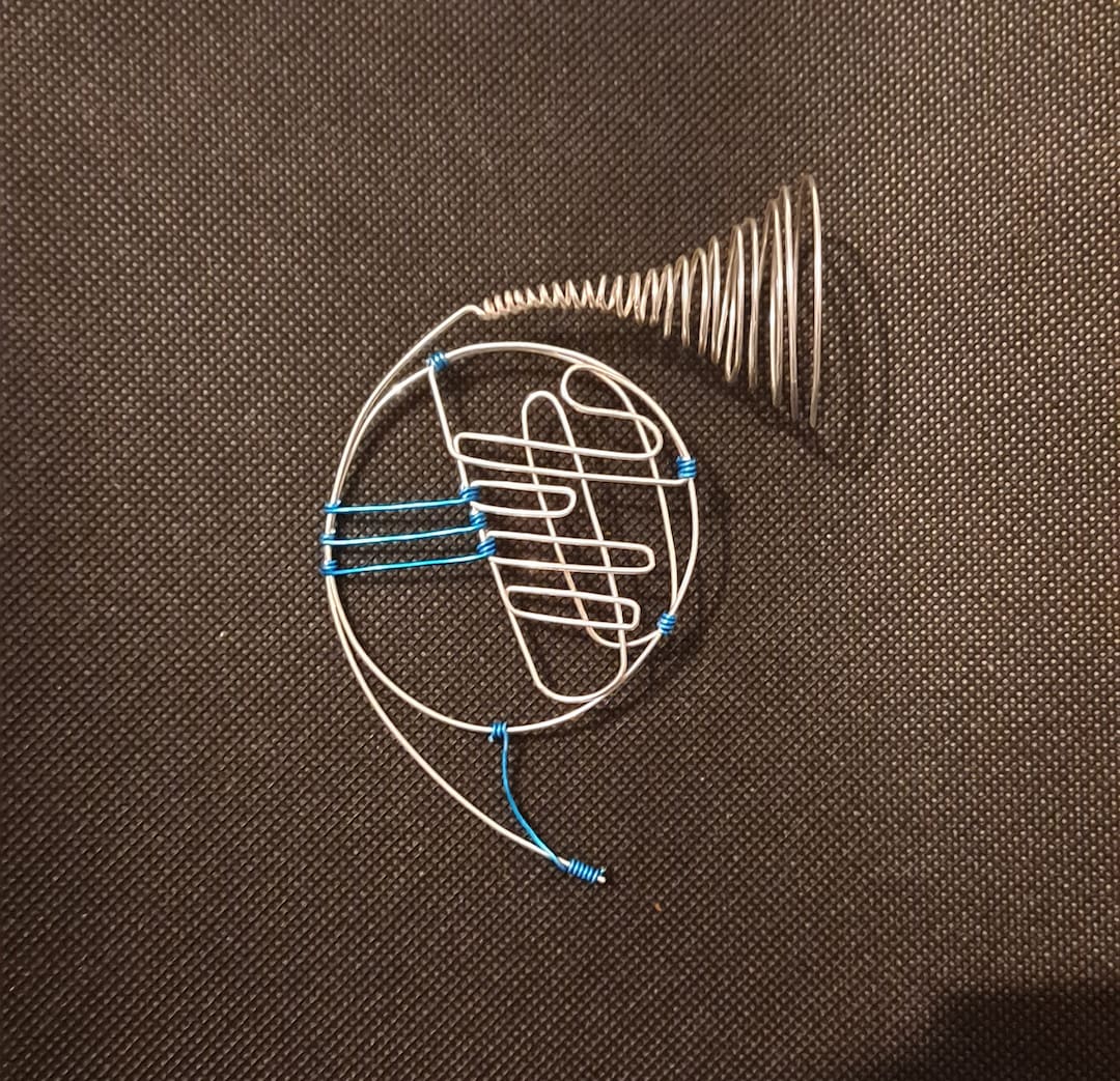 Mini Copper Wire Horn, Musician Gift Idea, Musical Instrument, Bugle ...
