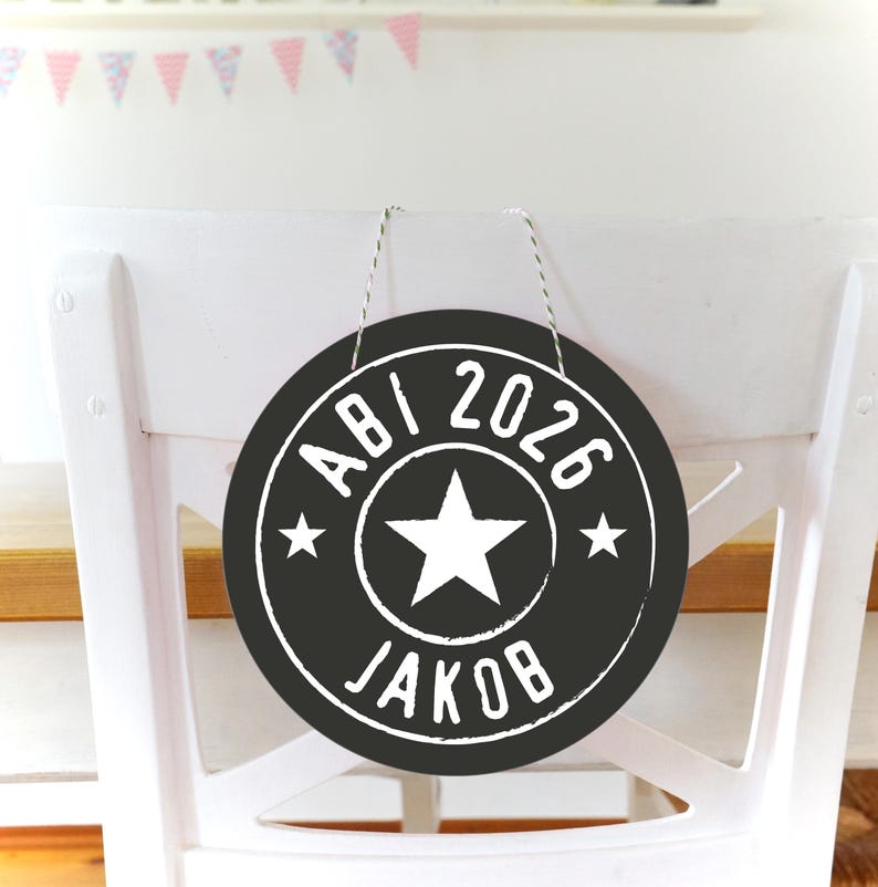 ABI 2026 | Bestanden | Schulabschluss Schule ABITUR Schild Party ...