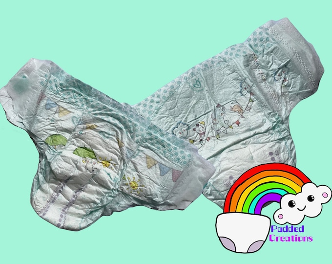 ABDL Diaper Cow Shiny Oof Poof Costume Diaper Piece - Etsy