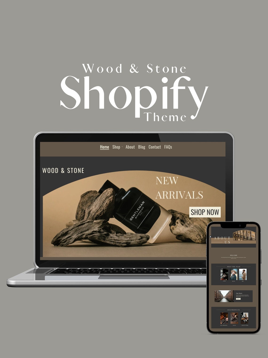Shopify Website Theme Template Masculine Shopify Theme Shopify Website ...