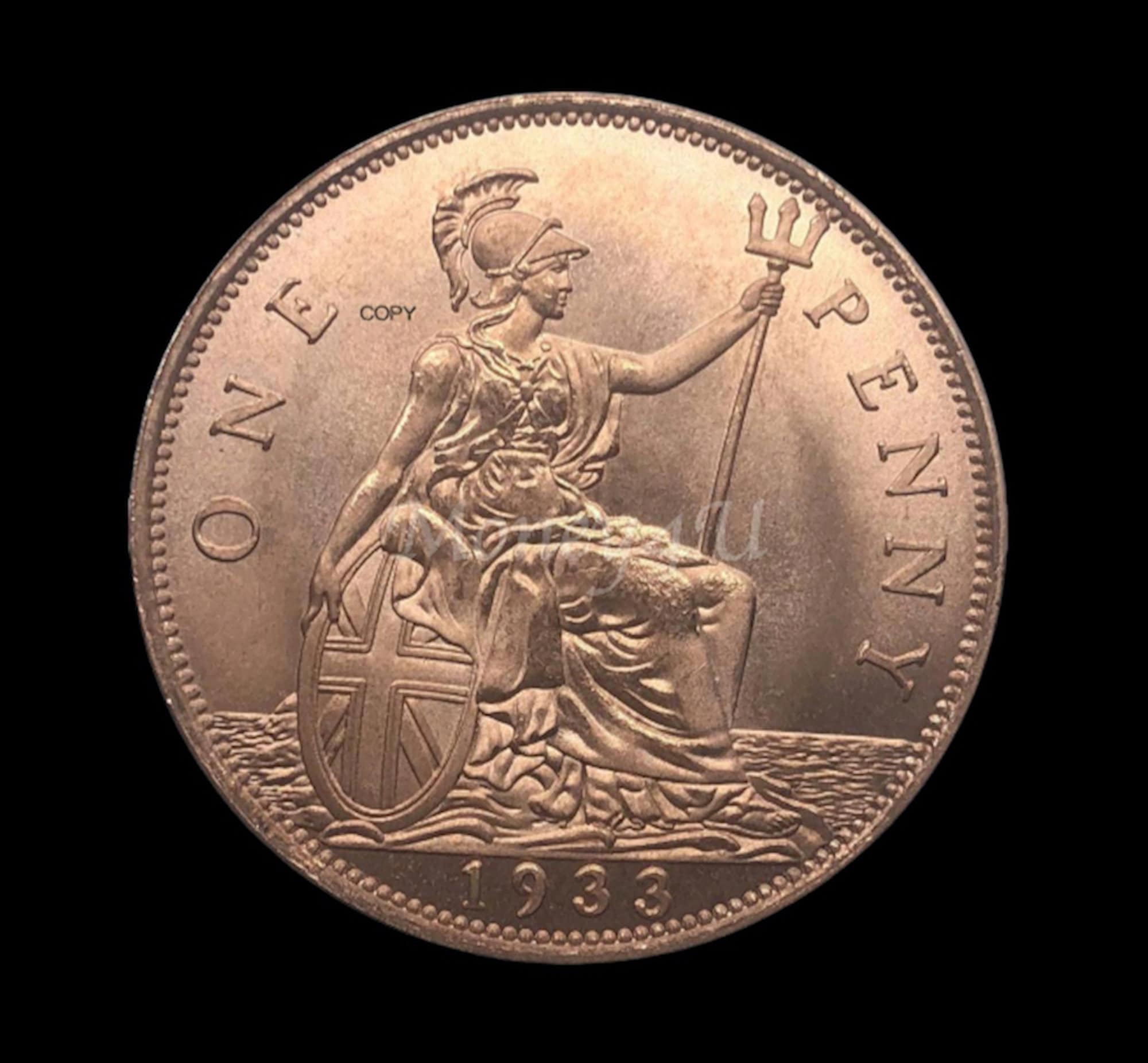 1933 Great Britain One Penny Very Rare Key Date Collectors Etsy 1933-great-britain-one-penny-very-rare-key-date-collectors-etsy