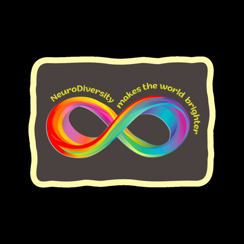 Neurodiversity Makes the World Brighter Sticker - Etsy