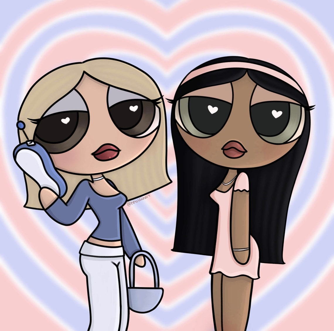 Custom Girl Duo Personalised, Girls, Friends, Gift, Christmas, Birthday ...