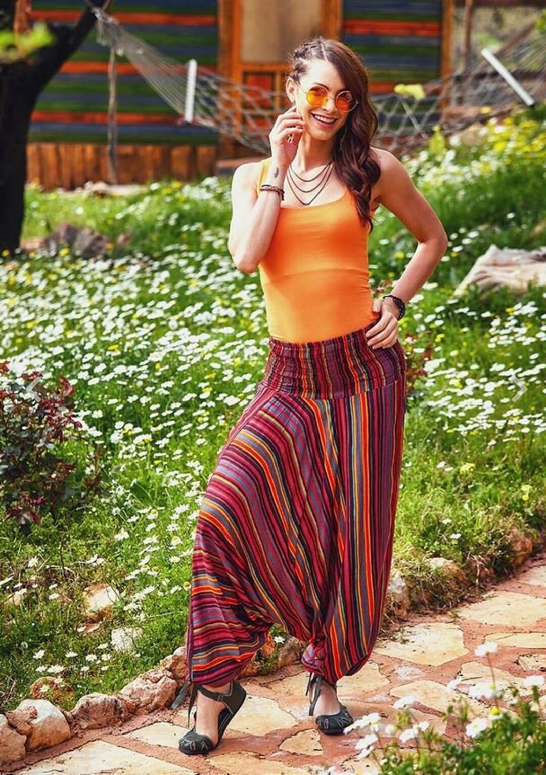 Salwar Harem Pants Women, Line Harem Pants Pattern, Aladdin Pants ...