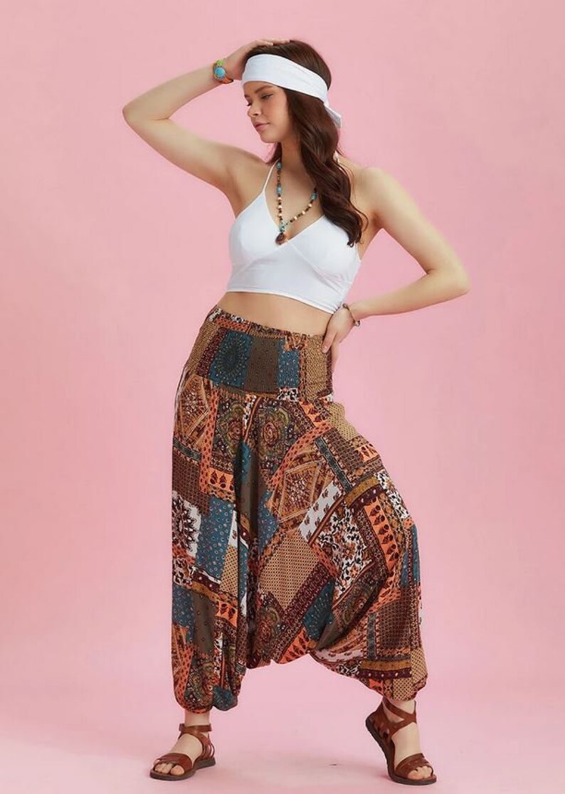 Long Shalwar Pants, Pajama Pant, Salwar Trousers, Bff Hippy Gift, Maxi ...