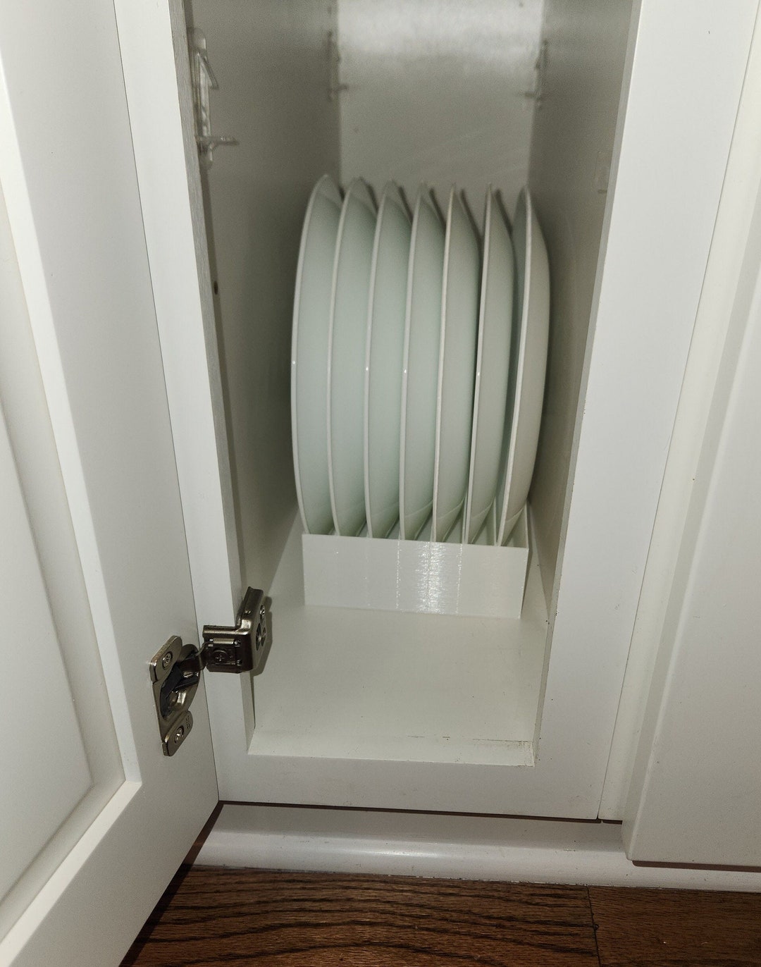 In-cabinet Plate Rack Custom Plate Organizer to Store Corelle Plates ...