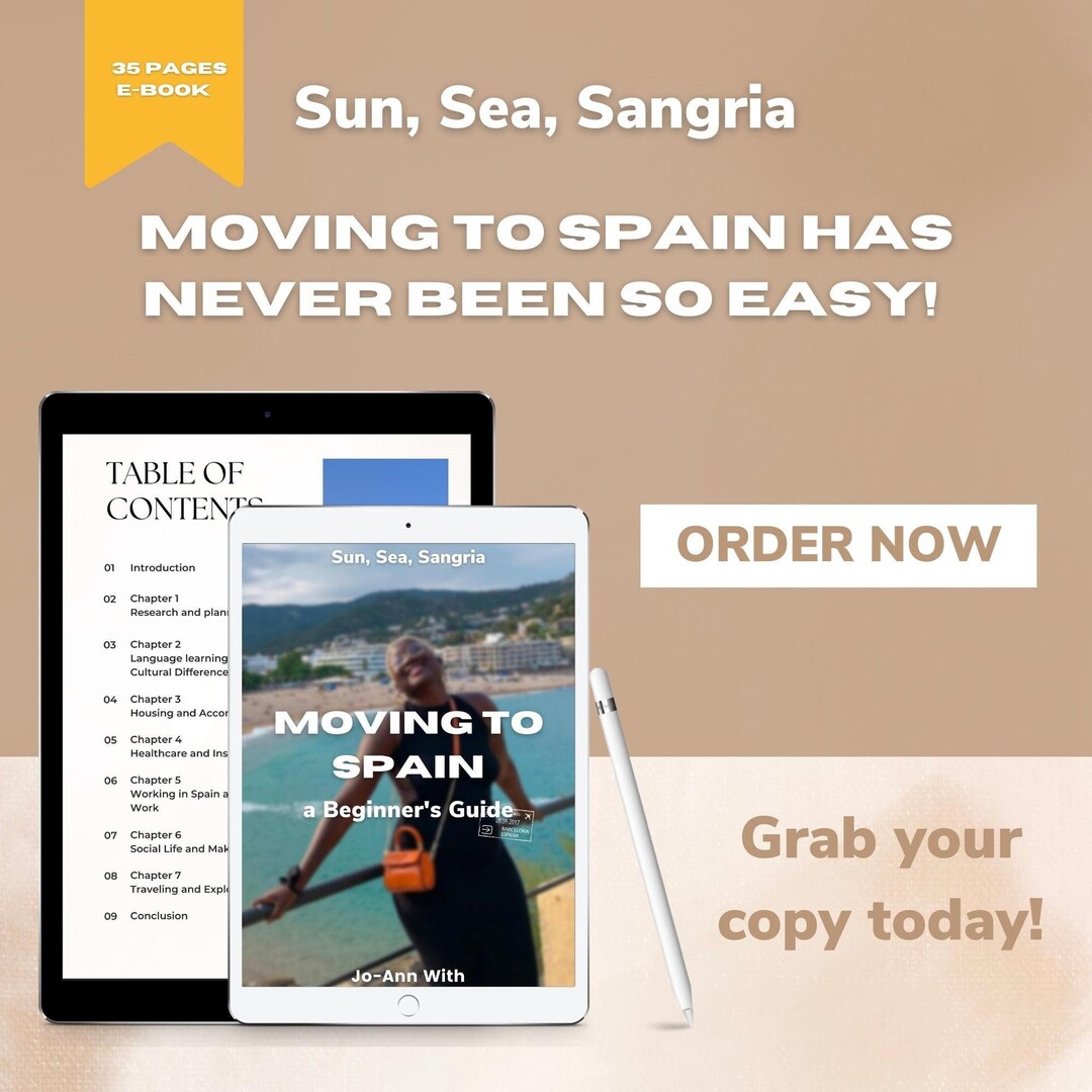 Moving to Spain, a Beginners Guide. - Etsy