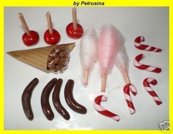 Small Sweets Assortment Fair / Miniature Doll's House - Etsy