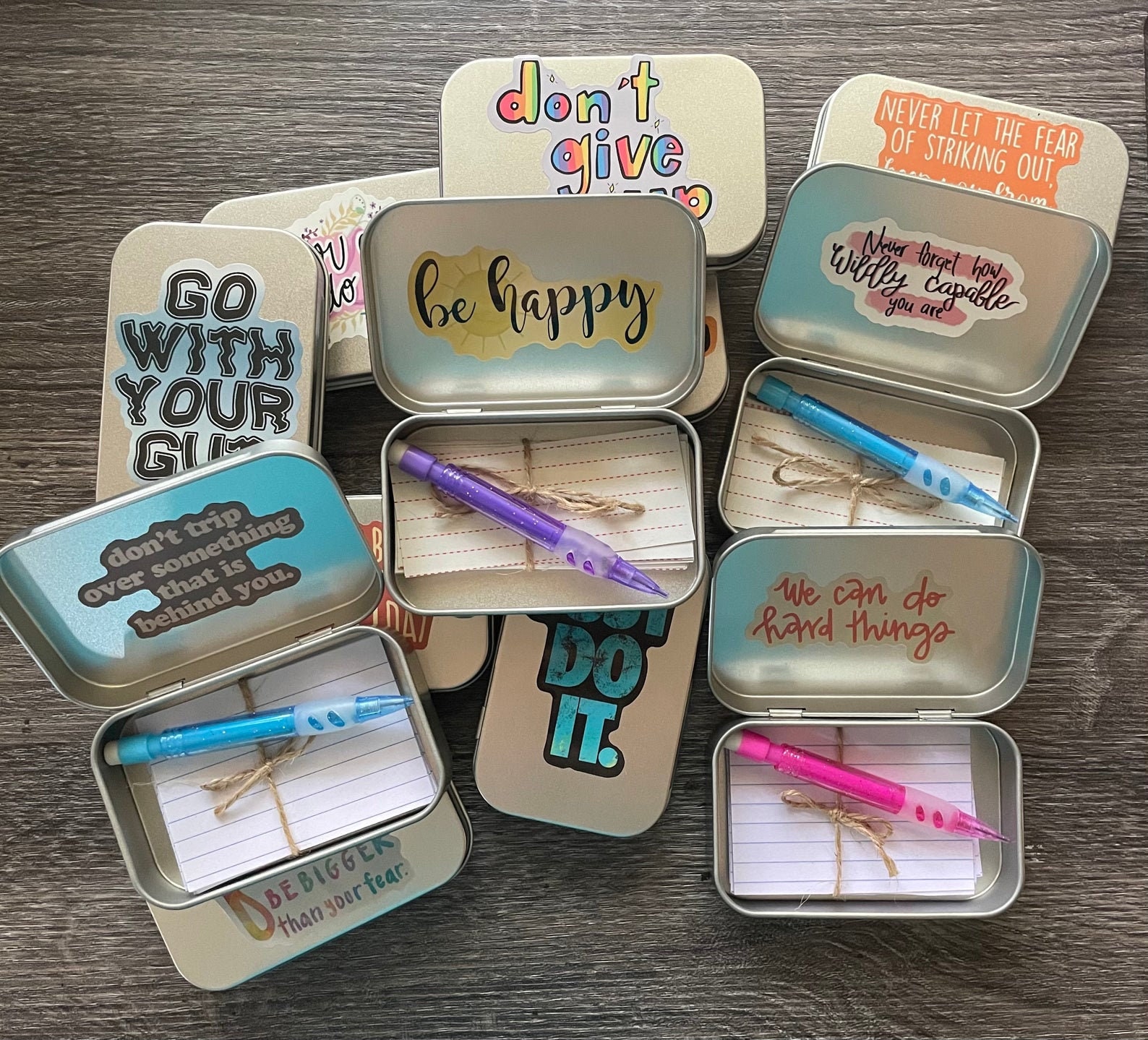 Mystery Inspirational Journal Box/ Wish Box/ Manifest /travel - Etsy