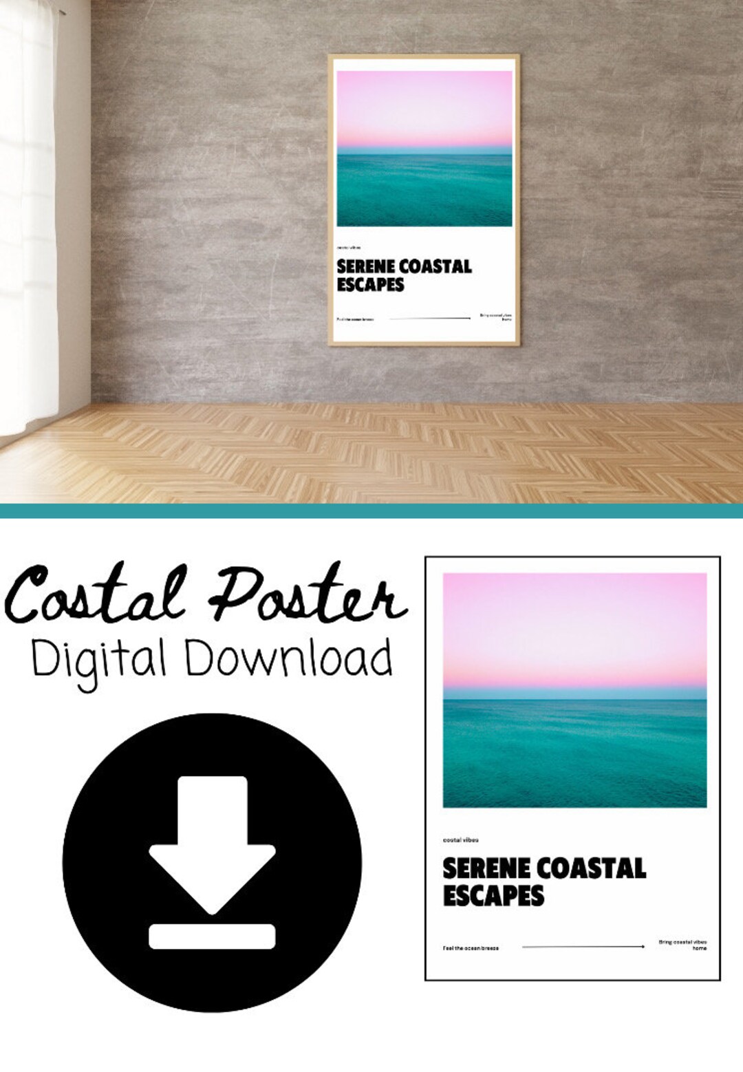 Costal Poster Digital Download! - Etsy