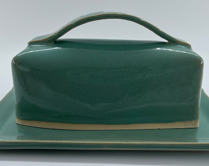 Stoneware Butter Dish With Lid, Butter Dish, Butter Keeper, Butter Dish ...