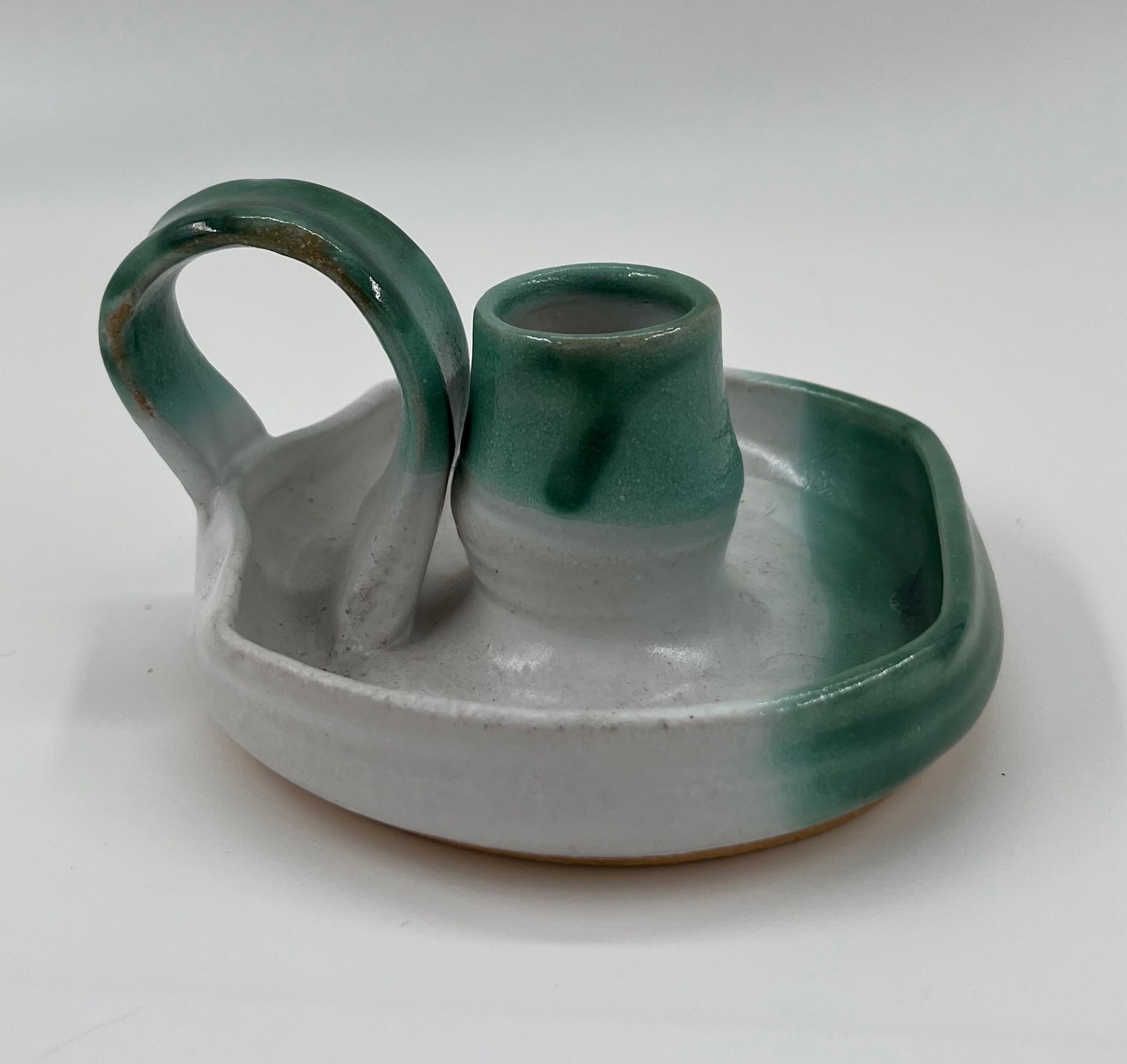 Stoneware Candle Stick Holder Pottery Candle Holder Hand Made Ceramic ...