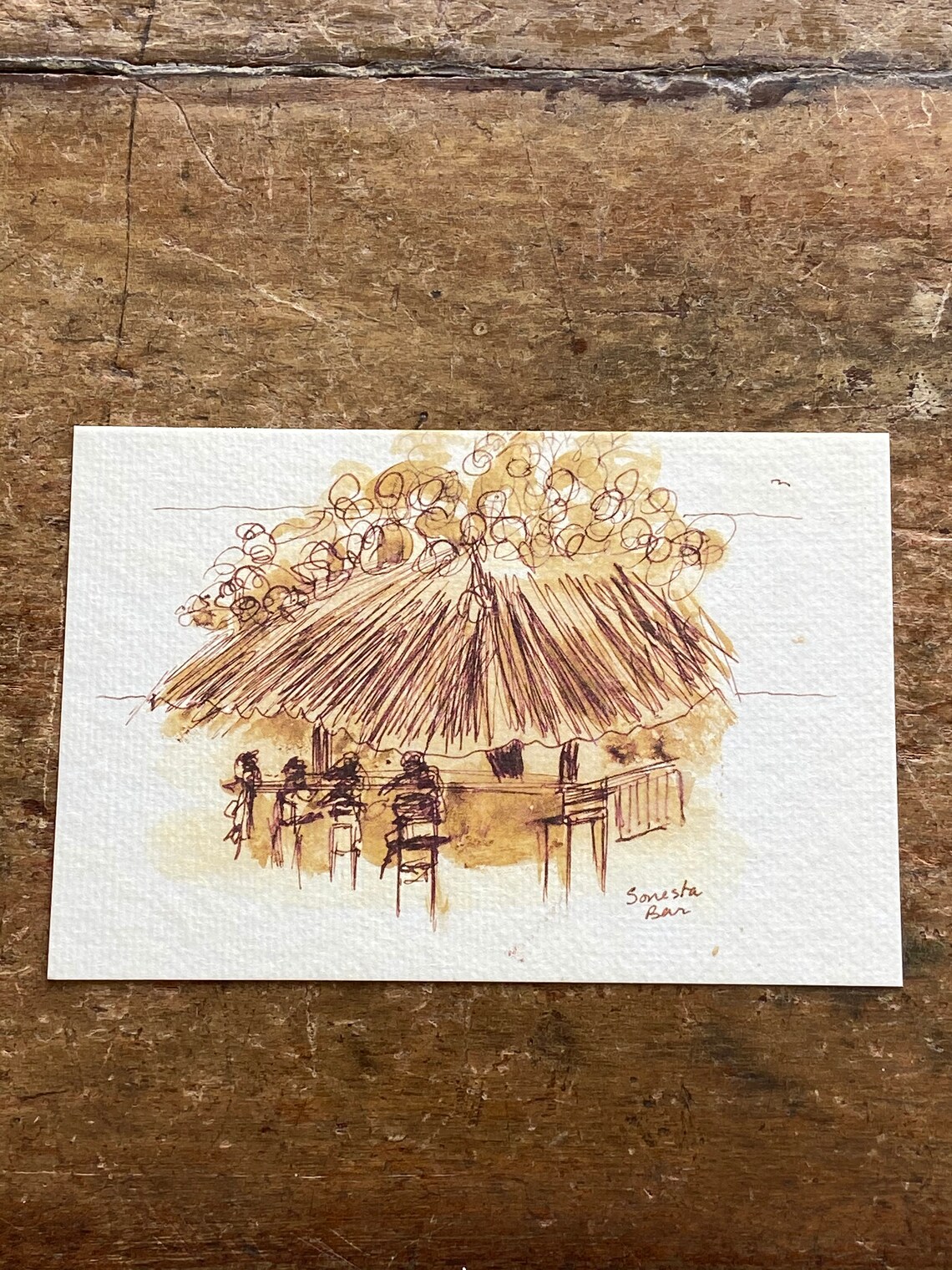 Beach Cabana Downloadable Digital Art Drawing - Etsy