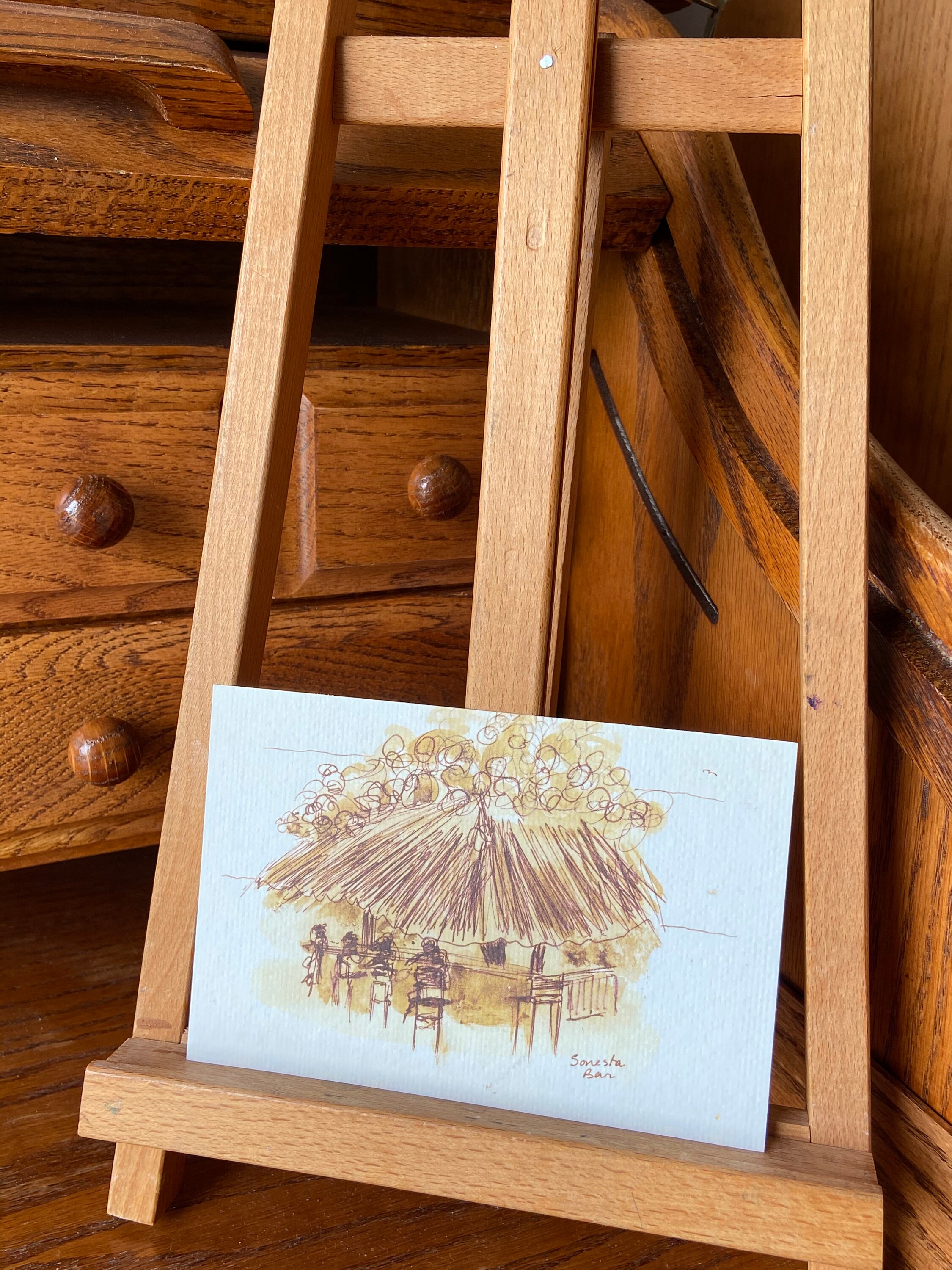 Beach Cabana Downloadable Digital Art Drawing - Etsy