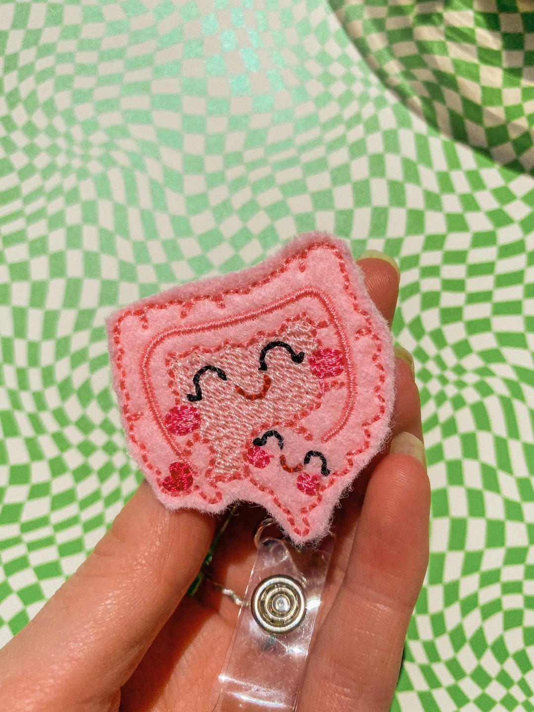 GI Bowel Anatomy Badge Reel - Etsy