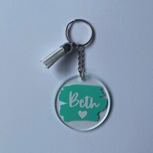 Personalised Name Key-ring - Etsy