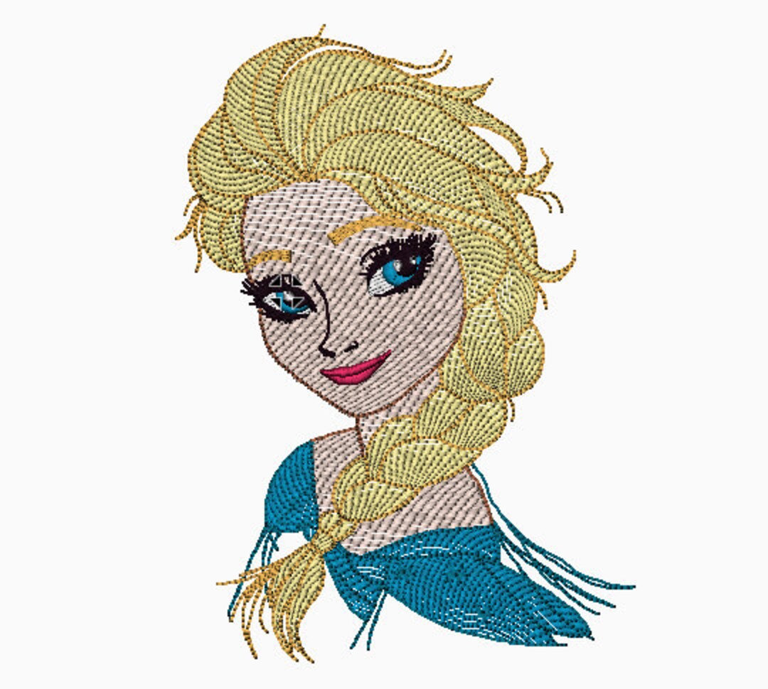 Design Rippled Frozen Embroidery Design Machine, Baby Embroidery ...