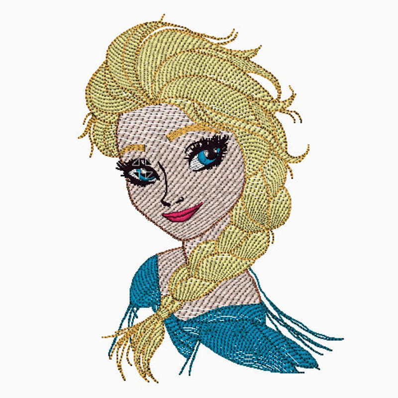 Elsa Embroidery - Etsy