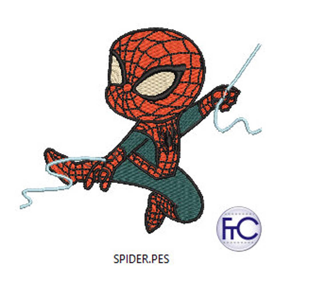 Baby Spiderman Embroidery Design Machine, Spider Man Embroidery Pattern ...