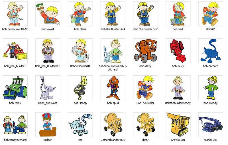 Bob The Builder Characters Names Book Bob The Builder For Events
