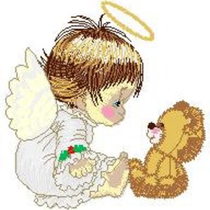 15 File Angel, Embrodery Machine Angel, Baby Baptism Angel, Baby ...