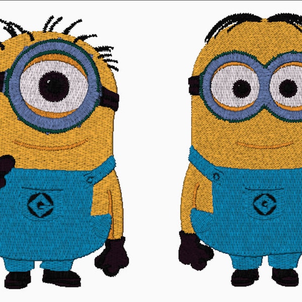 Minion Embroidery Design - Etsy
