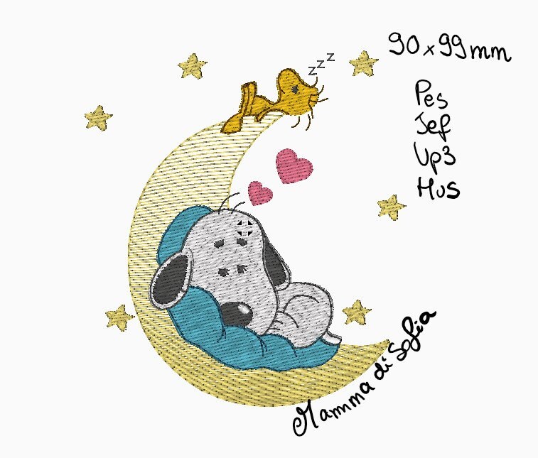 Snoopy.. Embroidery Design Machine PES VP3 HUS JEF - Etsy