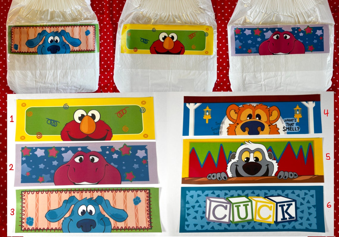 Diaper Tape Landing Zone Stickers Etsy