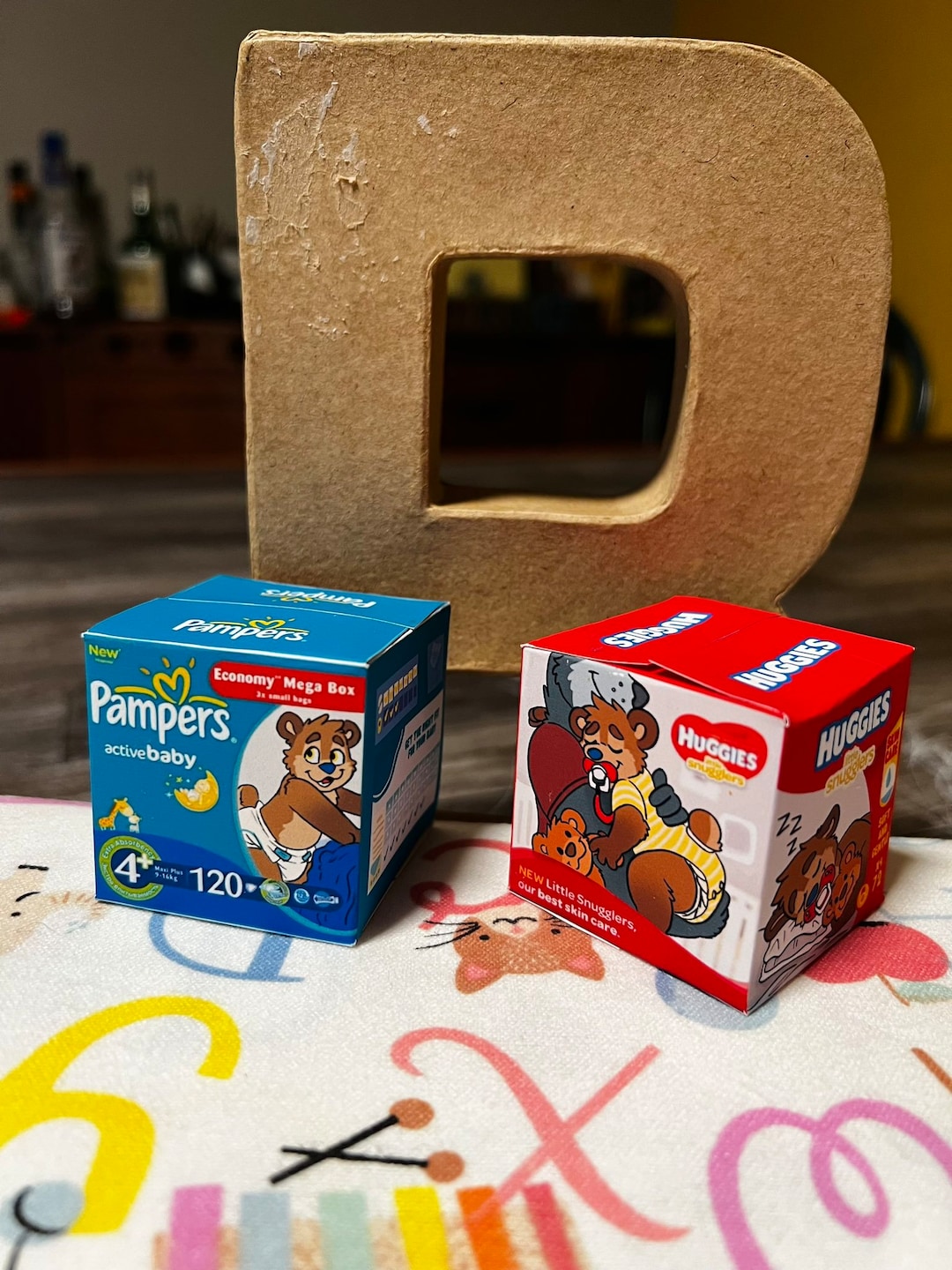 Furry Diaper-box Paper Craft - Etsy