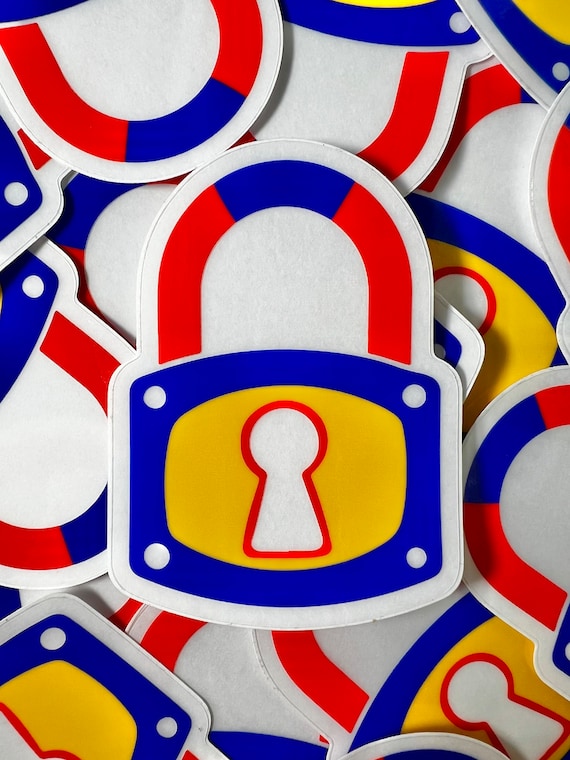 Vinyl-lock Stickers-transparent - Etsy