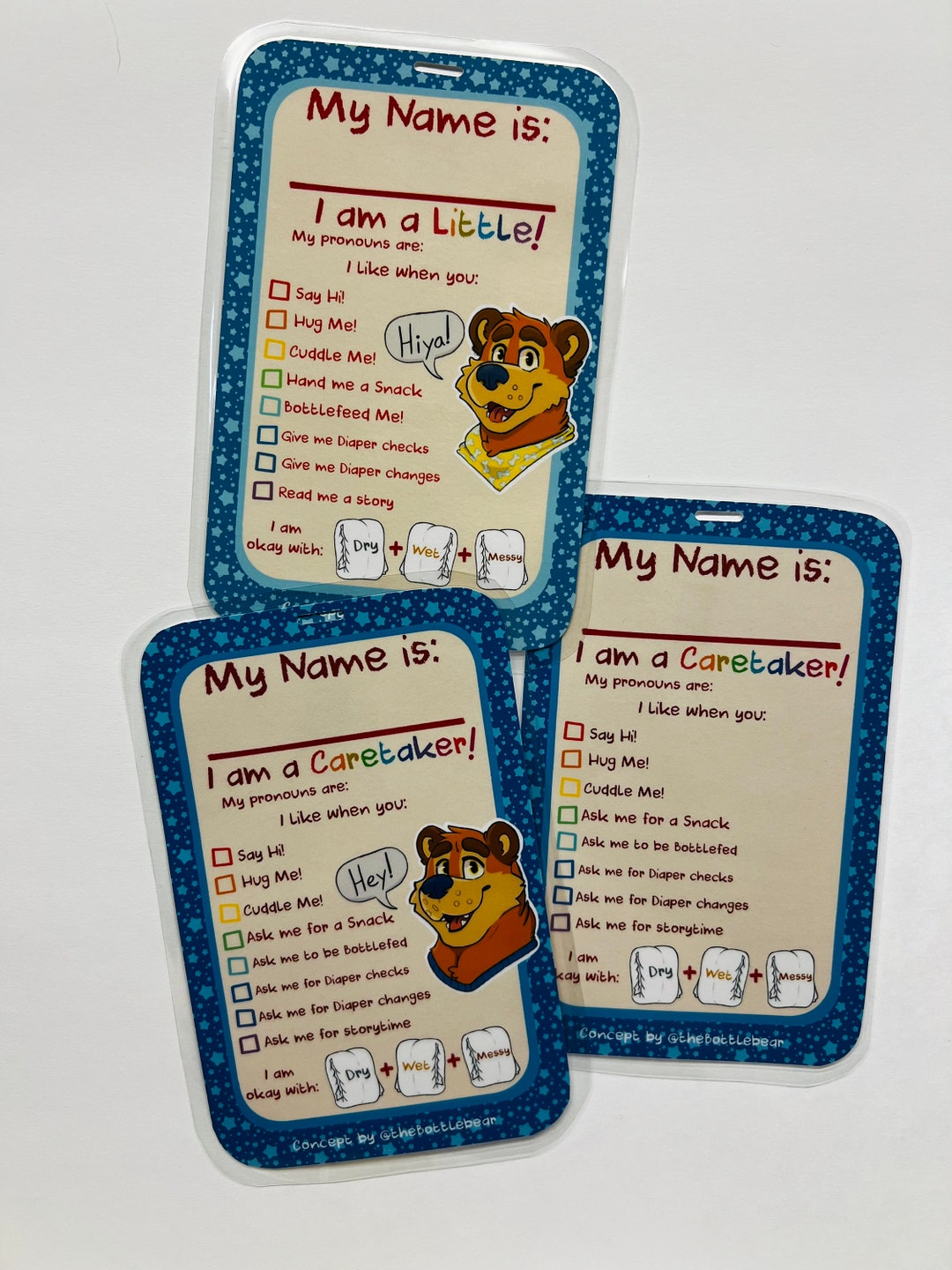 Basic Consent Badges - Etsy