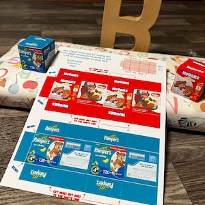 Furry Diaper-box Paper Craft - Etsy