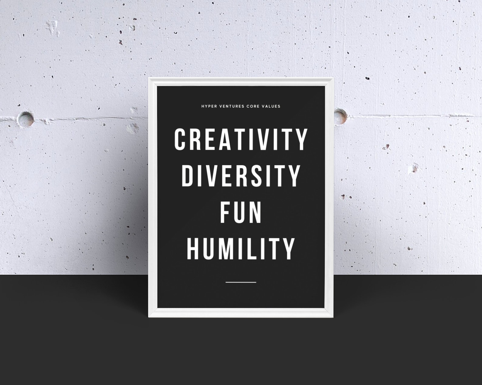 Personalized Core Values Wall Art Print Poster Motivational - Etsy