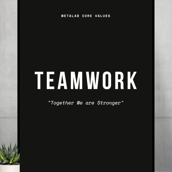 Core Values Word Art - Etsy