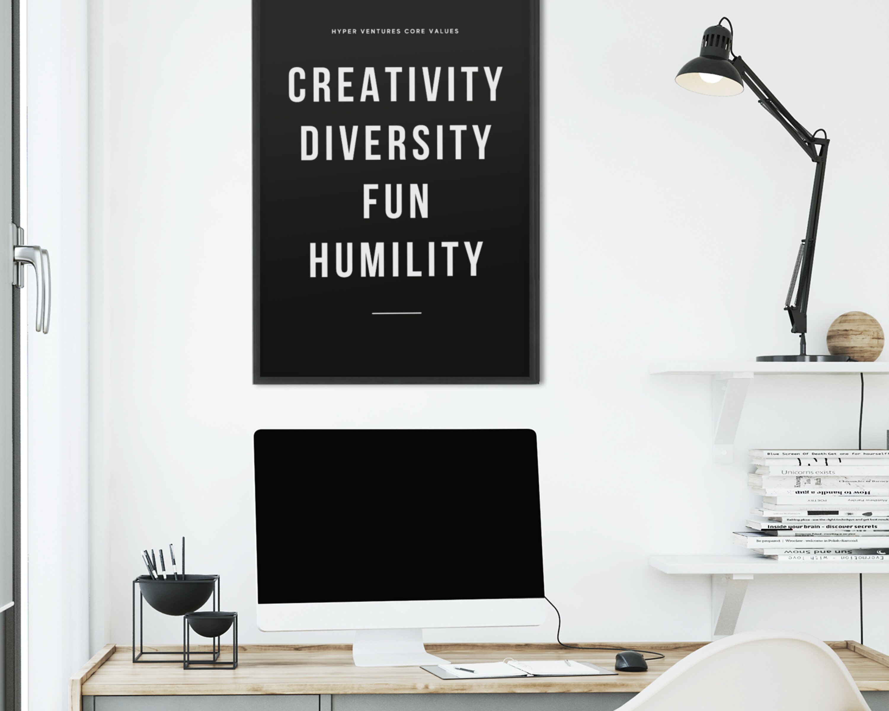 Personalized Core Values Wall Art Print Poster Motivational - Etsy