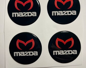 Mazda Center Cap Stickers - Etsy