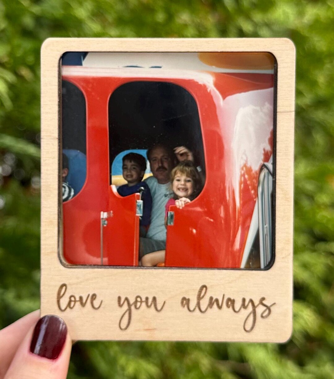 Engraved Picture Magnet| Polaroid Picture Magnet| Fridge Magnet| Custom ...