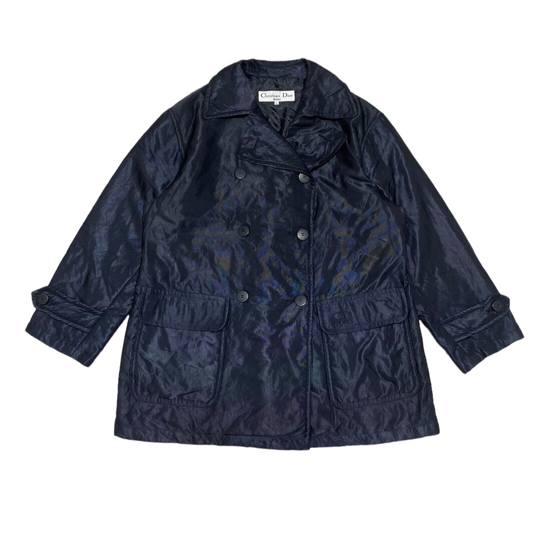 Vintage Christian Dior Peacoat Coats Jacket Black - Etsy