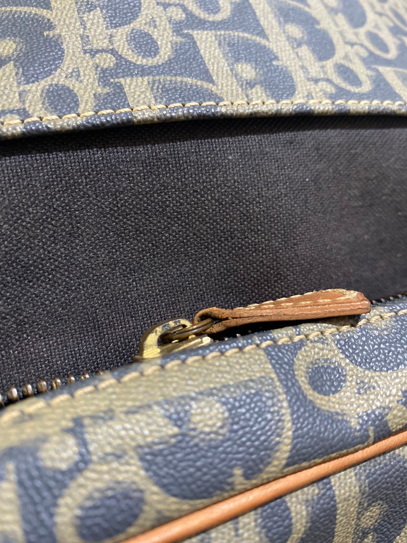 Rare! Vintage Authentic 80s Christian Dior Monogram Leather Bag - Etsy