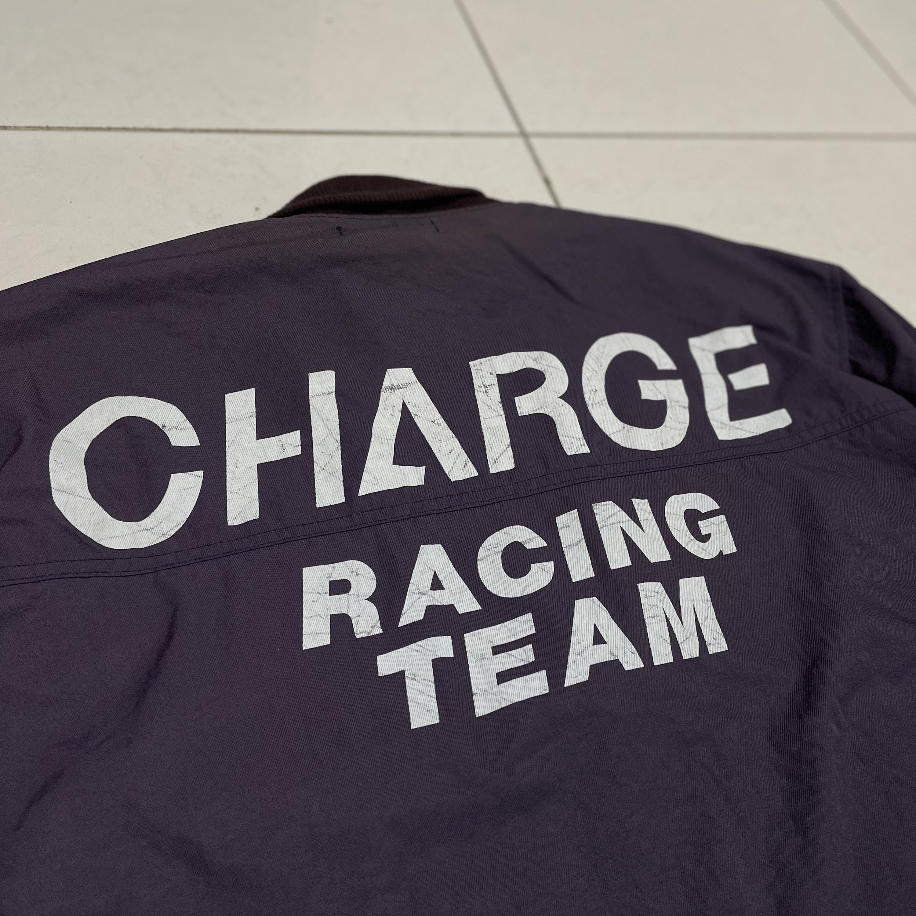 Vintage Charge Racing Team Big Logo Jacket - Etsy