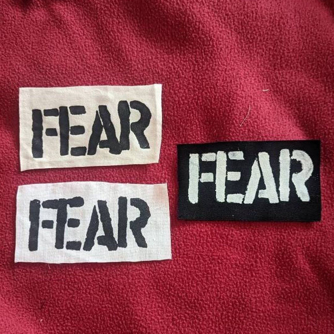 Fear Patch / Band Patch / Punk Patch - Etsy