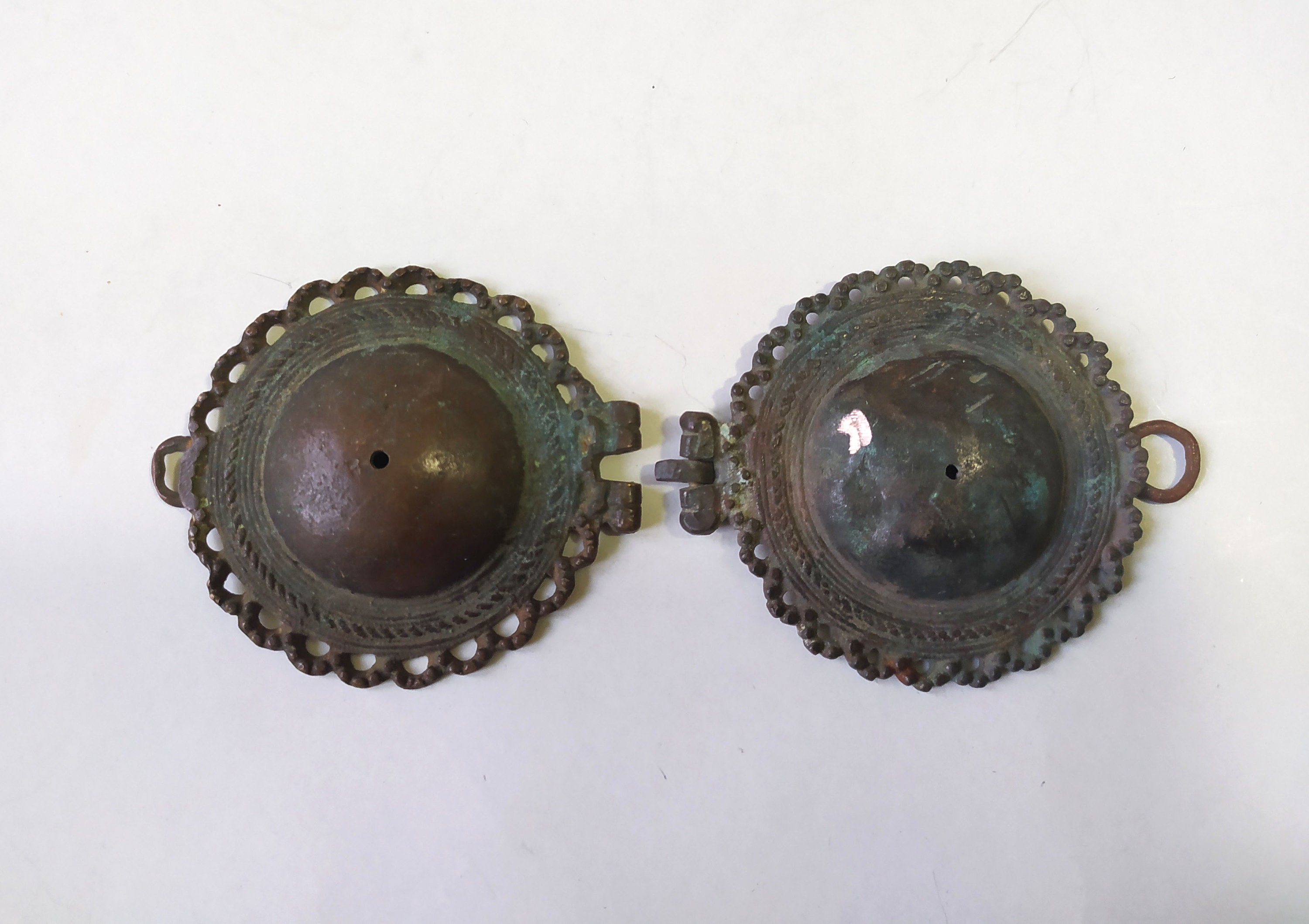 Antique Ottoman Traditional Brass Belt Buckle / Greek? / Folk Art ...