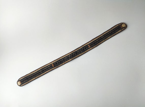 Antique Traditional costume Belt / Hand embroidered /… - Gem